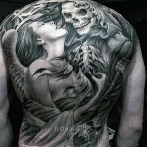 Explore 6 Impactful Interpretations of Death Angel Tattoos